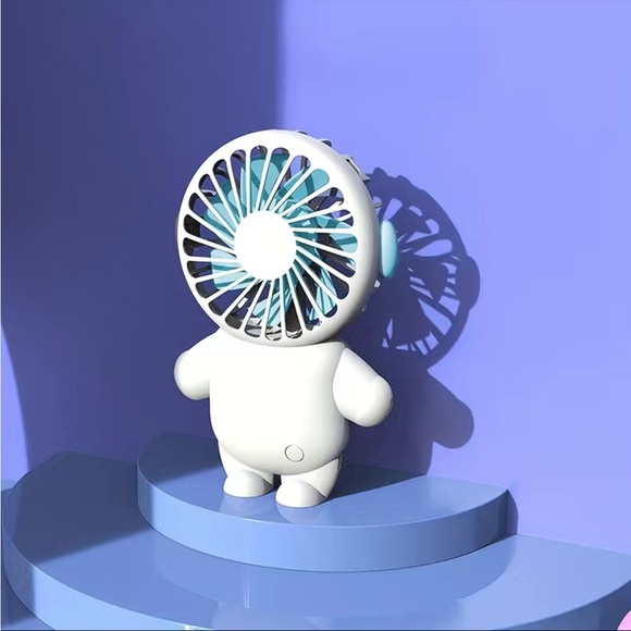 Other | Cartoon Astronaut Mini Fan Rechargeable Usb Fan Portable ...